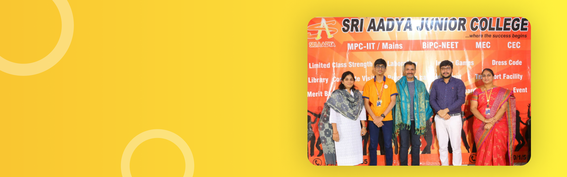 Sri Aadya Junior College – Where the success begins….